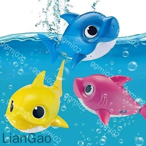 Игрушка для ванной Pinkfong Baby Shark, розовая, поющая, водоактивируемая, ZURU — фото 1