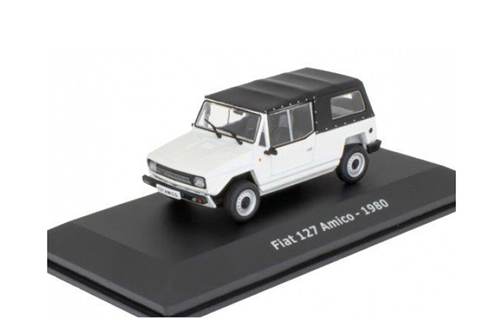 Модель коллекционная ALTAYA Fiat 127 amico 1980 white/black