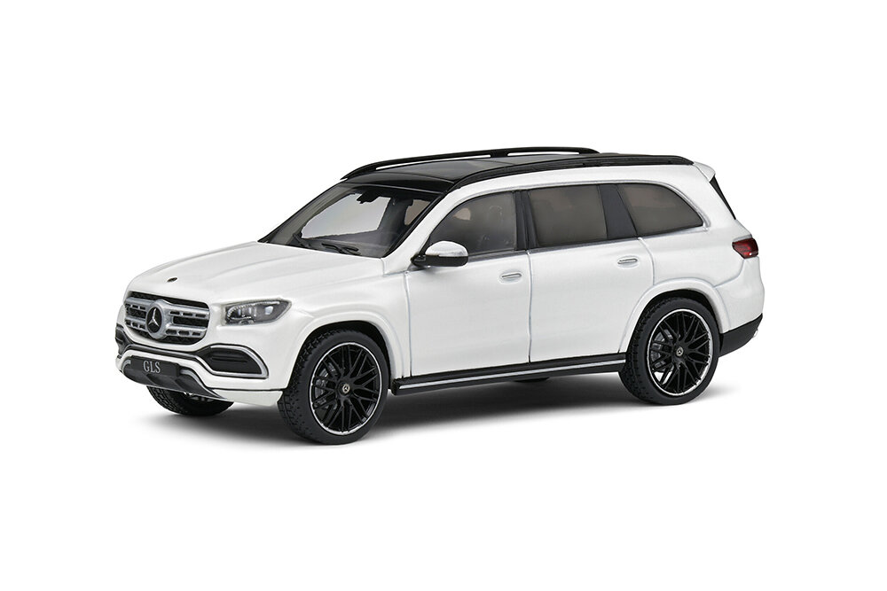 Модель коллекционная SOLIDO Mercedes W467 gls X167 with amg rims white metallic / мерседес глс белый