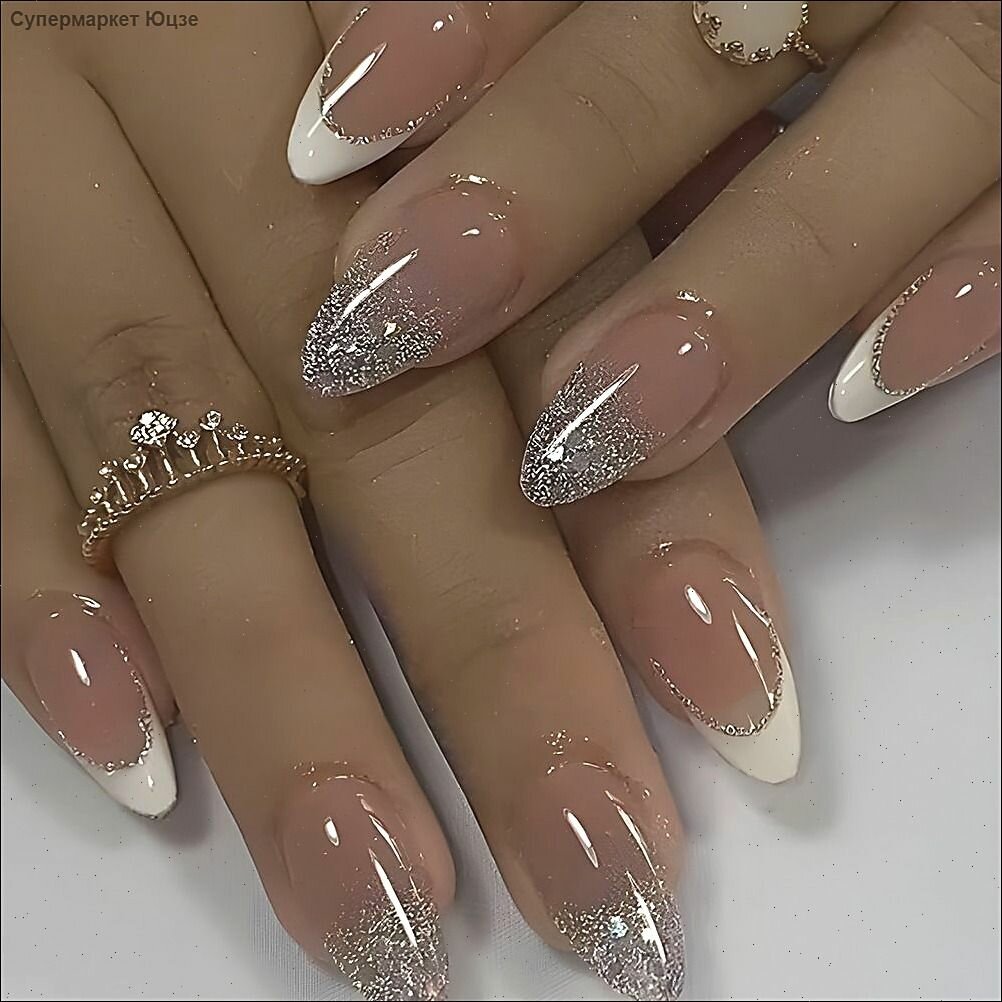 Накладные ногти с дизайном ( 24 типсы + клей )