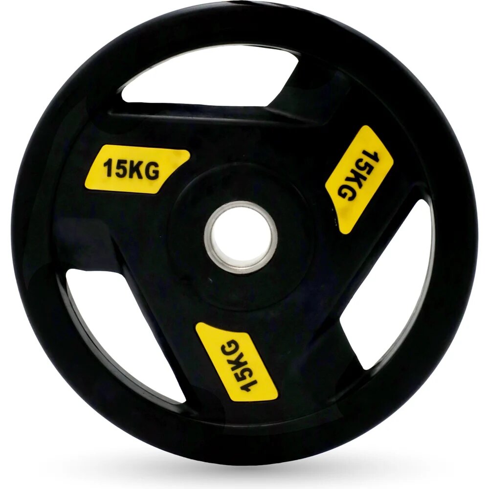 Диск обрезиненный c хватом UNIXFIT PRO 15 кг, 51 мм DG15RUBPYL