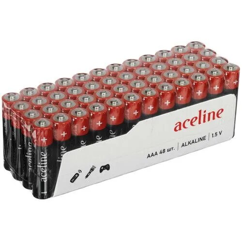 Батарейка щелочная , AAA (LR03/FR03), 48 шт