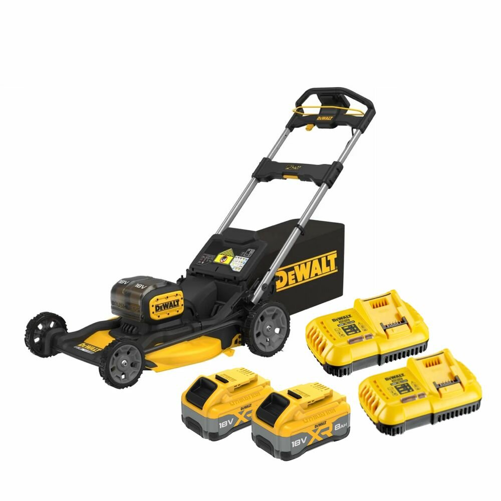 Аккумуляторная газонокосилка DeWALT DCMWP134W2