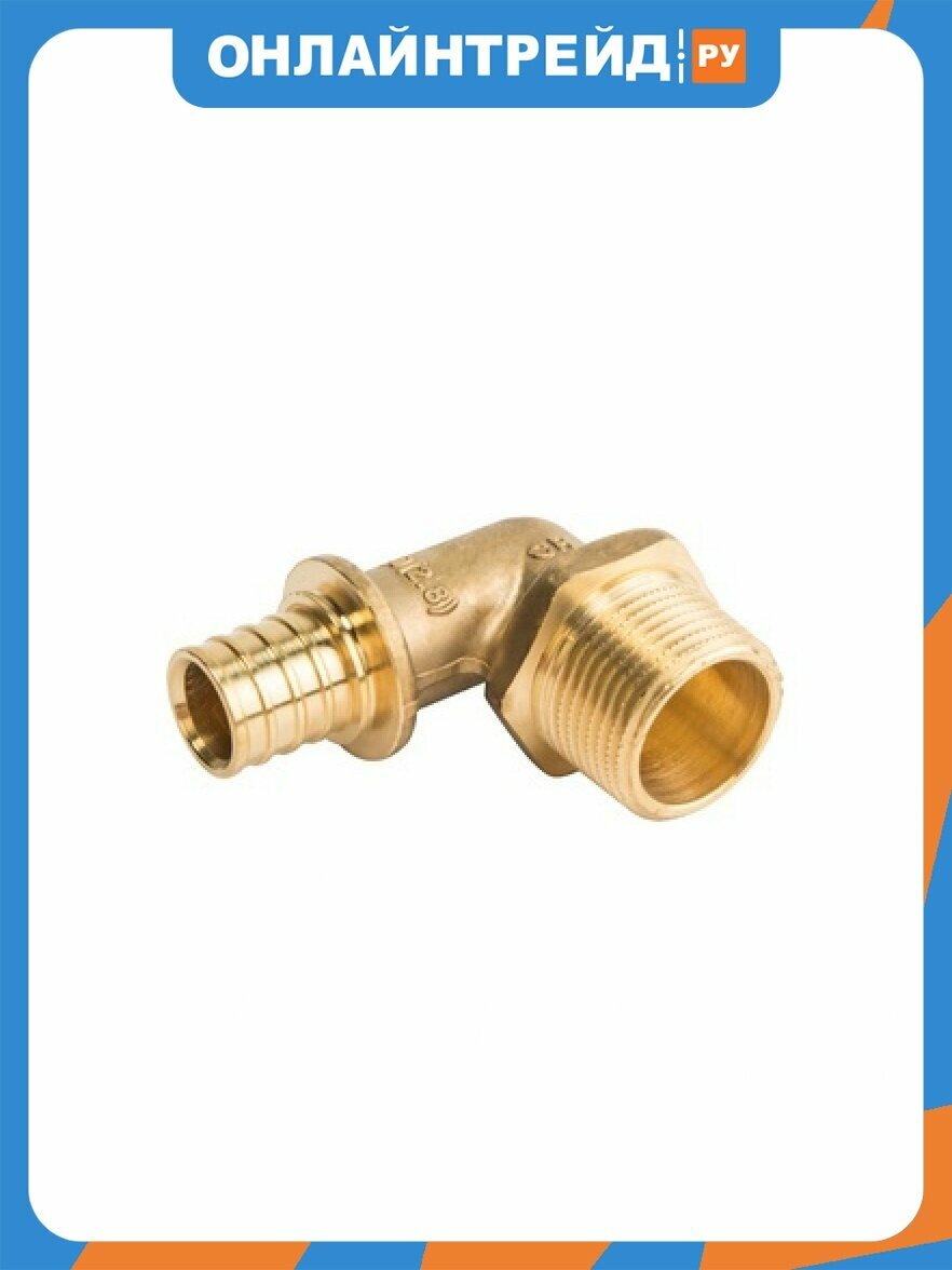 Угольник Elsen Monolit, Н, 20, 1/2", латунь, CN EFA.26.20-12BB