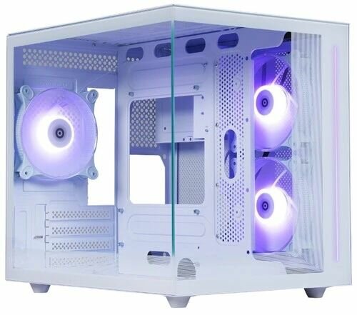 Компьютерный корпус Defender NovaCube (25104) белый - Mini Tower, Micro-ATX, USB 3.2 Gen 1 Type-A, USB 3.2 Gen 2x2 Type-C