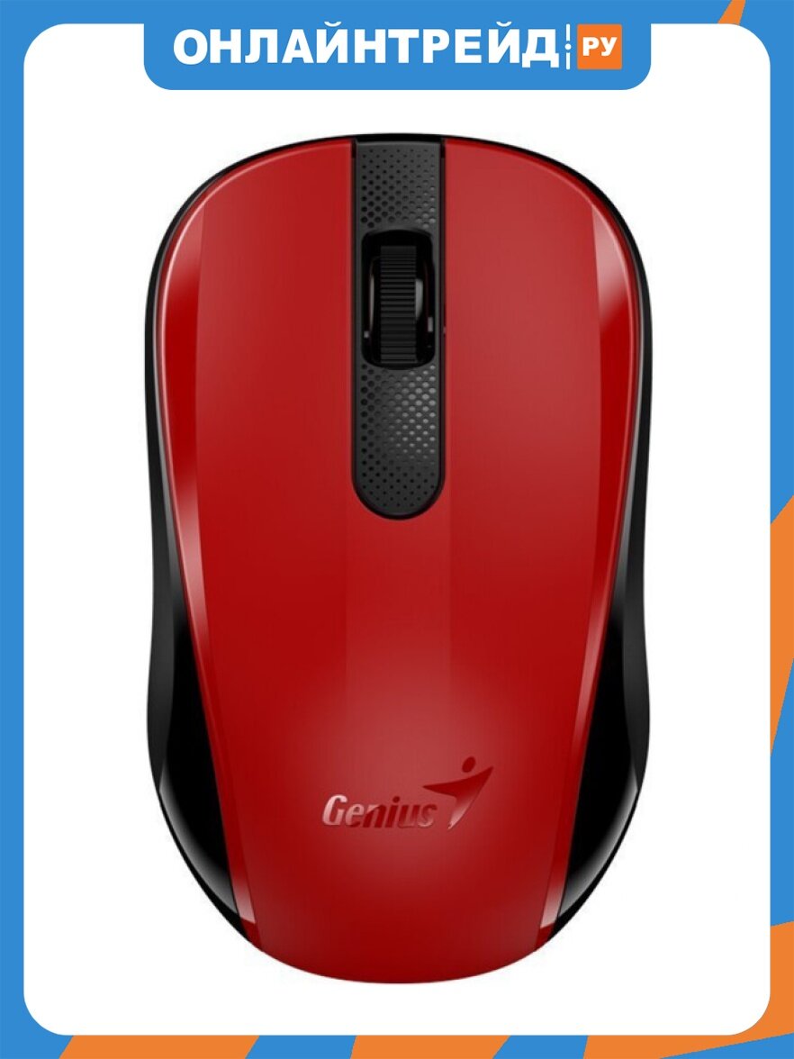 Мышь беспроводная Genius NX-8008S Красный/Чёрный (31030028401)