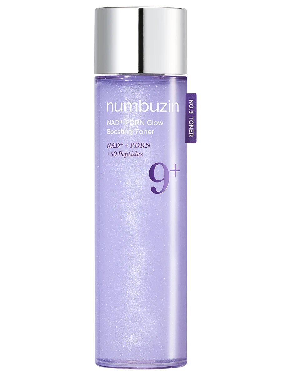Numbuzin Пептидный тонер с NAD+ и пдрн для сияния кожи No.9+ NAD+ PDRN Glow Boosting Toner 150 мл