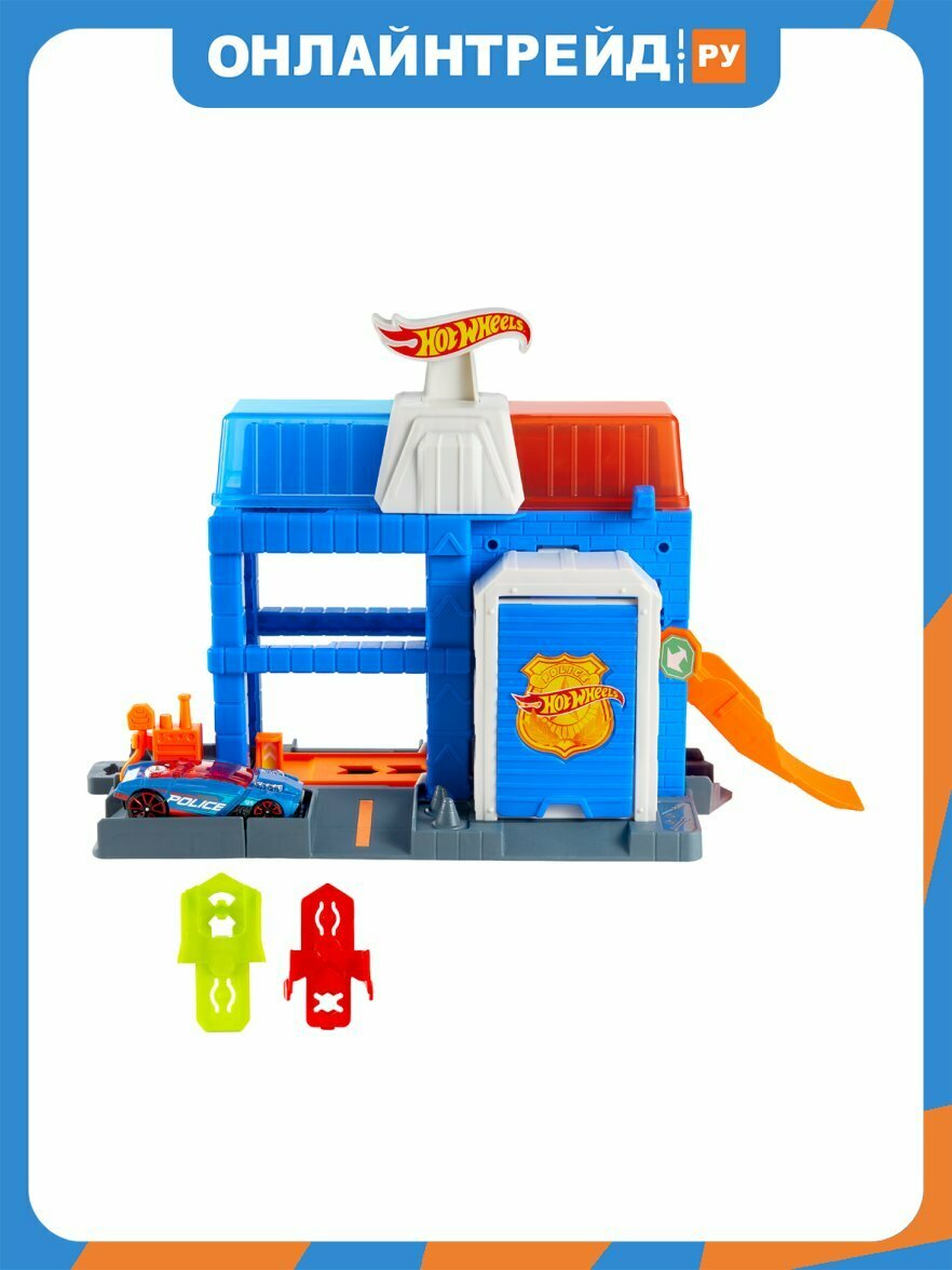 Игровой набор Hot Wheels JHL74 Полицейский участок