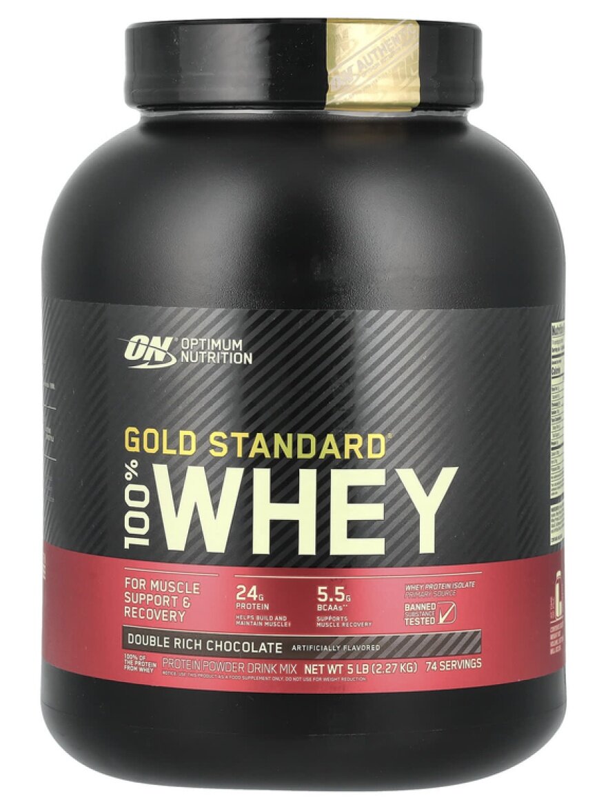 Протеин Optimum Nutrition Whey protein Gold standard Double Rich Chocolate 5 lb 2273г