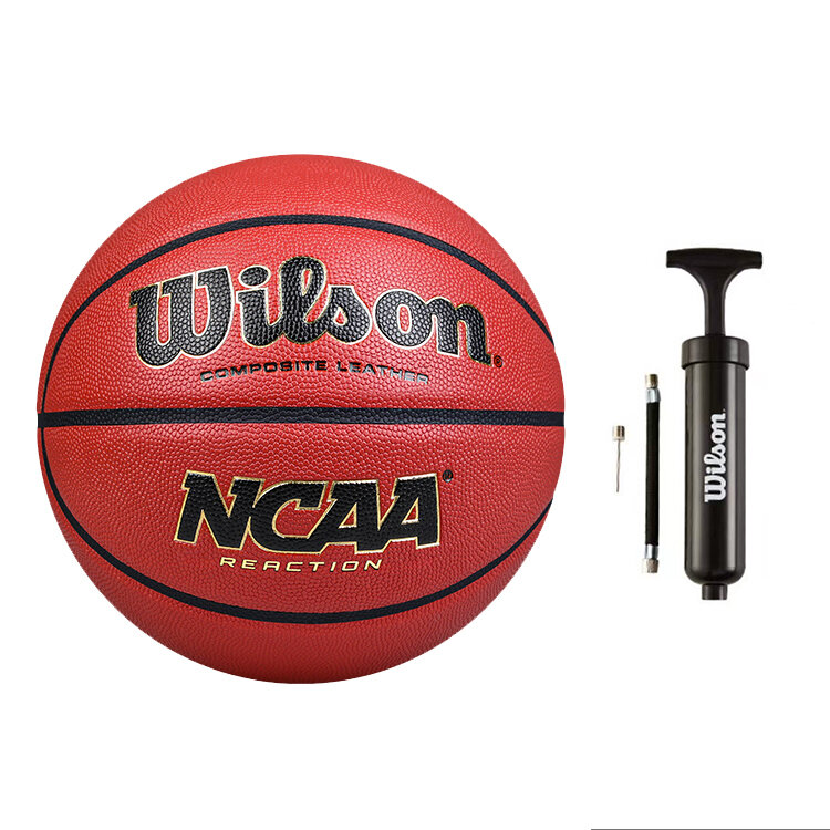 Баскетбольный мяч Wilson NCAA Collection 2014601 Pu Brick Red, размер 7, Competition Grade Ball Training