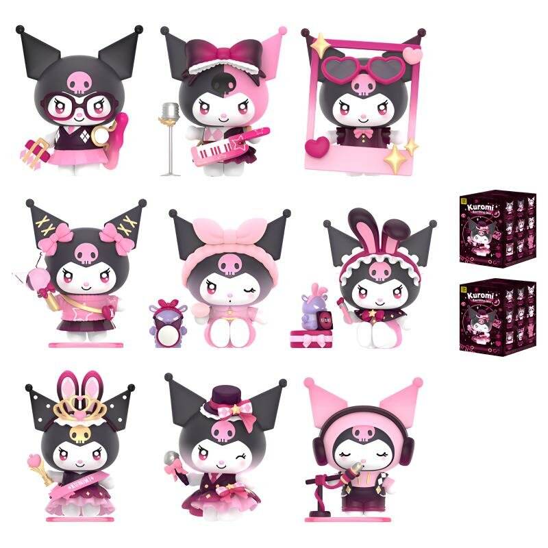 Коллекционная фигурка унисекс TOP TOY x Sanrio Kuromi Sparkling Idol, 2 шт.