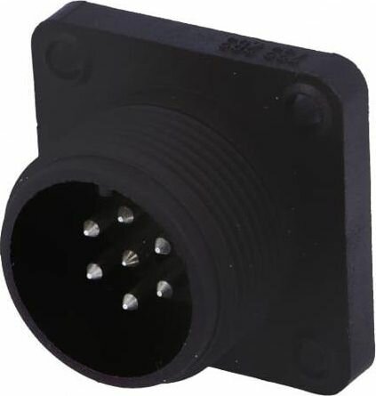 HIRSCHMANN CM 02 E 14S-61 P Разъем: круглый, гнездо, Серия: CM, IP67, PIN: 7(6+1), "папа,10А, 1шт