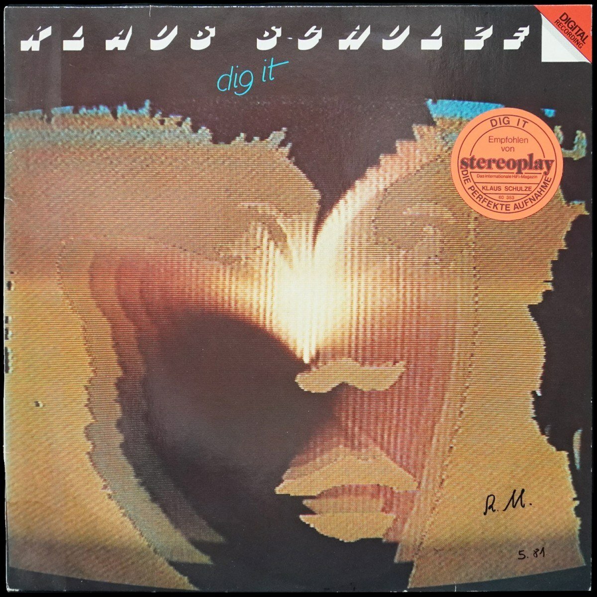 Виниловая пластинка Brain Klaus Schulze – Dig It