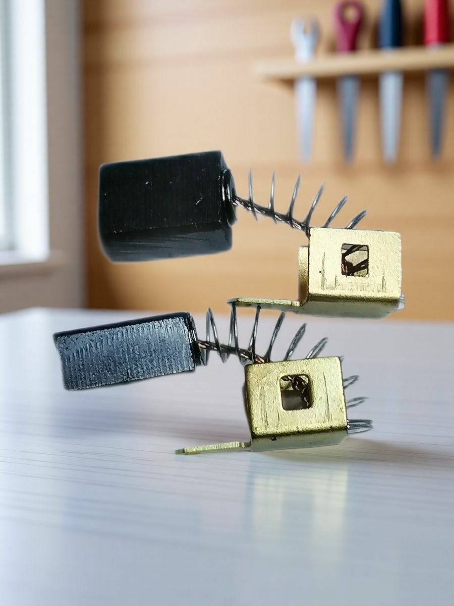 Щетка угольная подходит для Интерскол УШМ-125х1100 6*9 R1120 2шт.