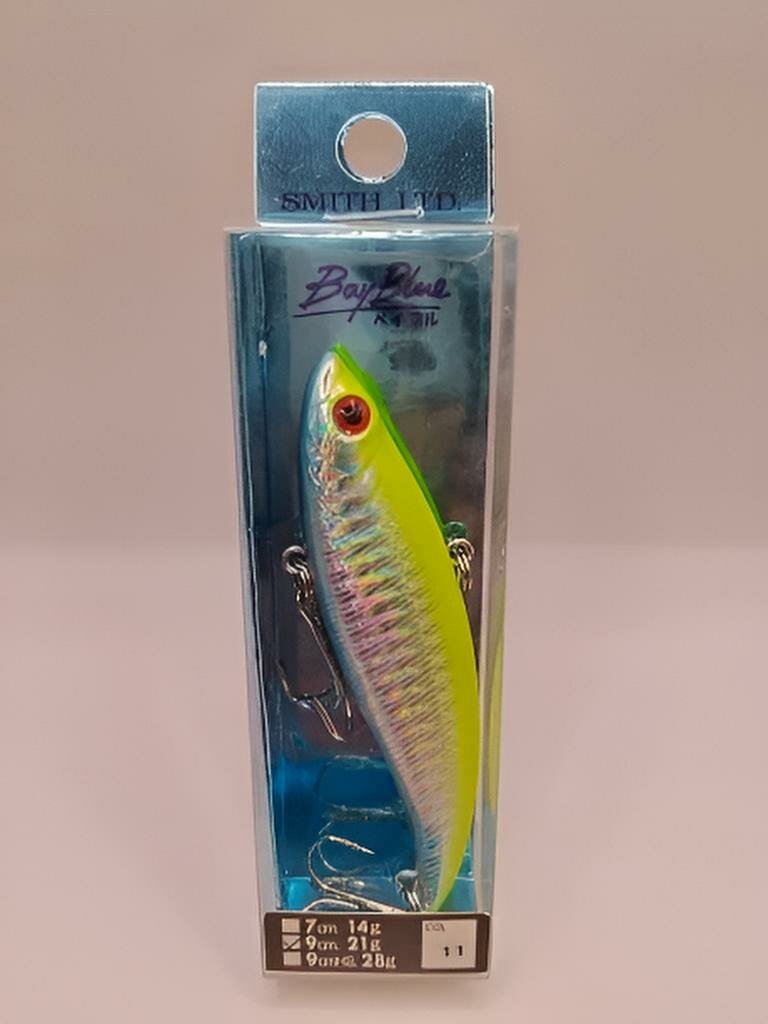 Воблер Smith Bay Blue 90мм, 21гр, тонущий, виб, для ловли щуки, окуня, судака