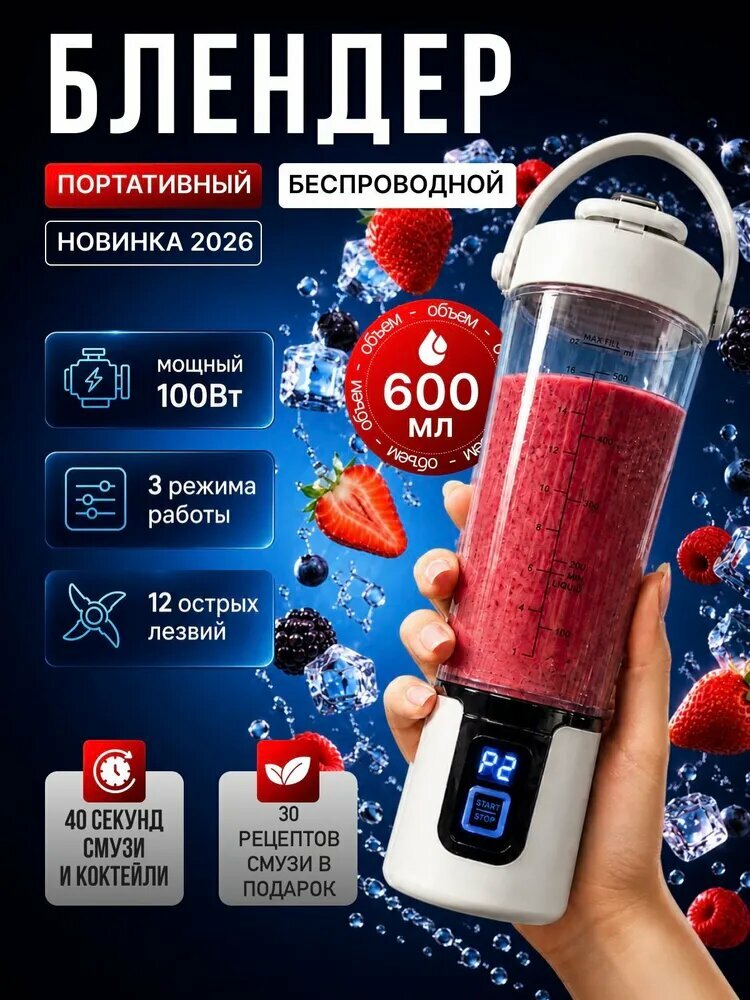 Блендер для смузи, портативный блендер