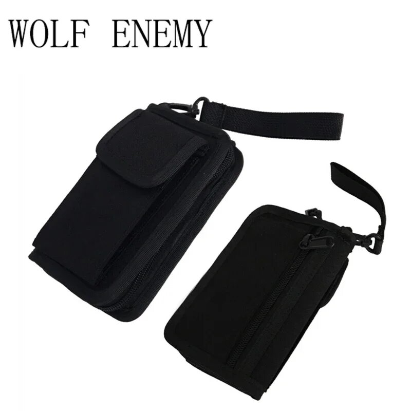 Тактический клатч WOLF ENEMY Tactical Wallet из нейлона Черный, Black