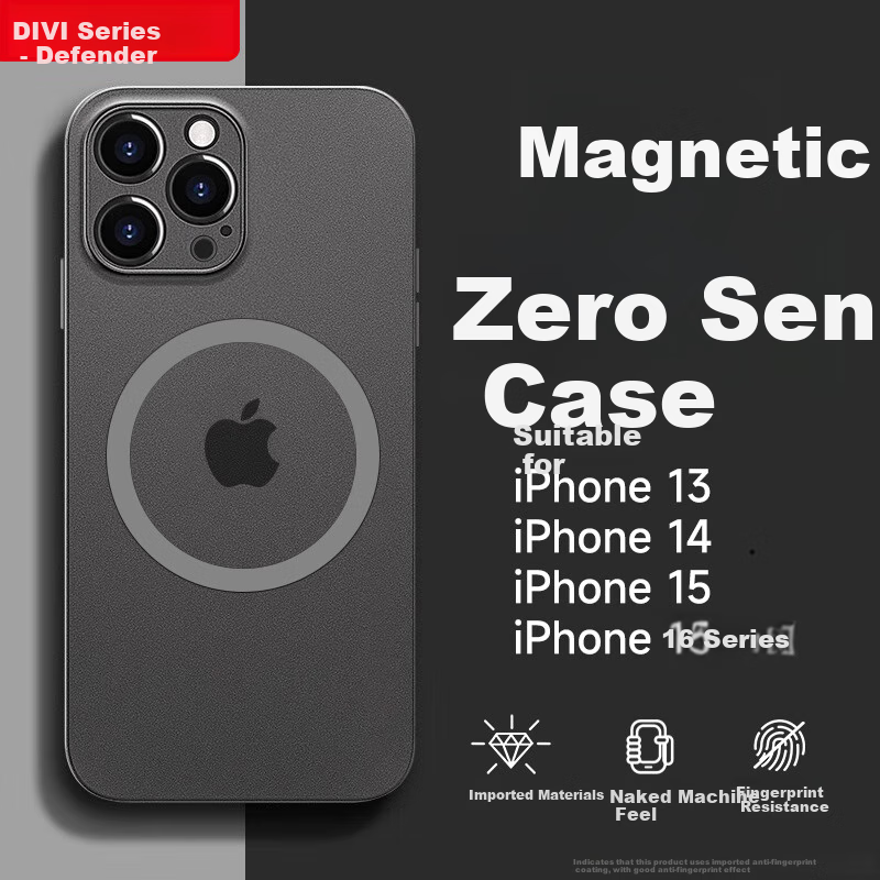 DIVI Ультратонкий матовый чехол для iPhone 14 Pro Max с MagSafe беспроводной зарядкой Версия：iPhone 14 Pro