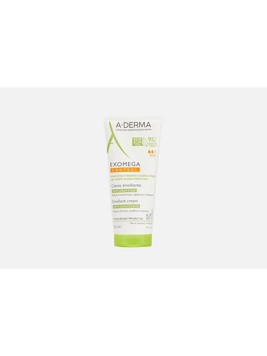 Смягчающий крем для лица и тела A-DERMA EXOMEGA CONTROL 200 мл