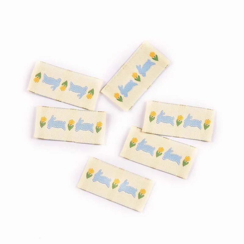 Разноцветные этикетки для одежды 20 шт 20pcs 41x20mm