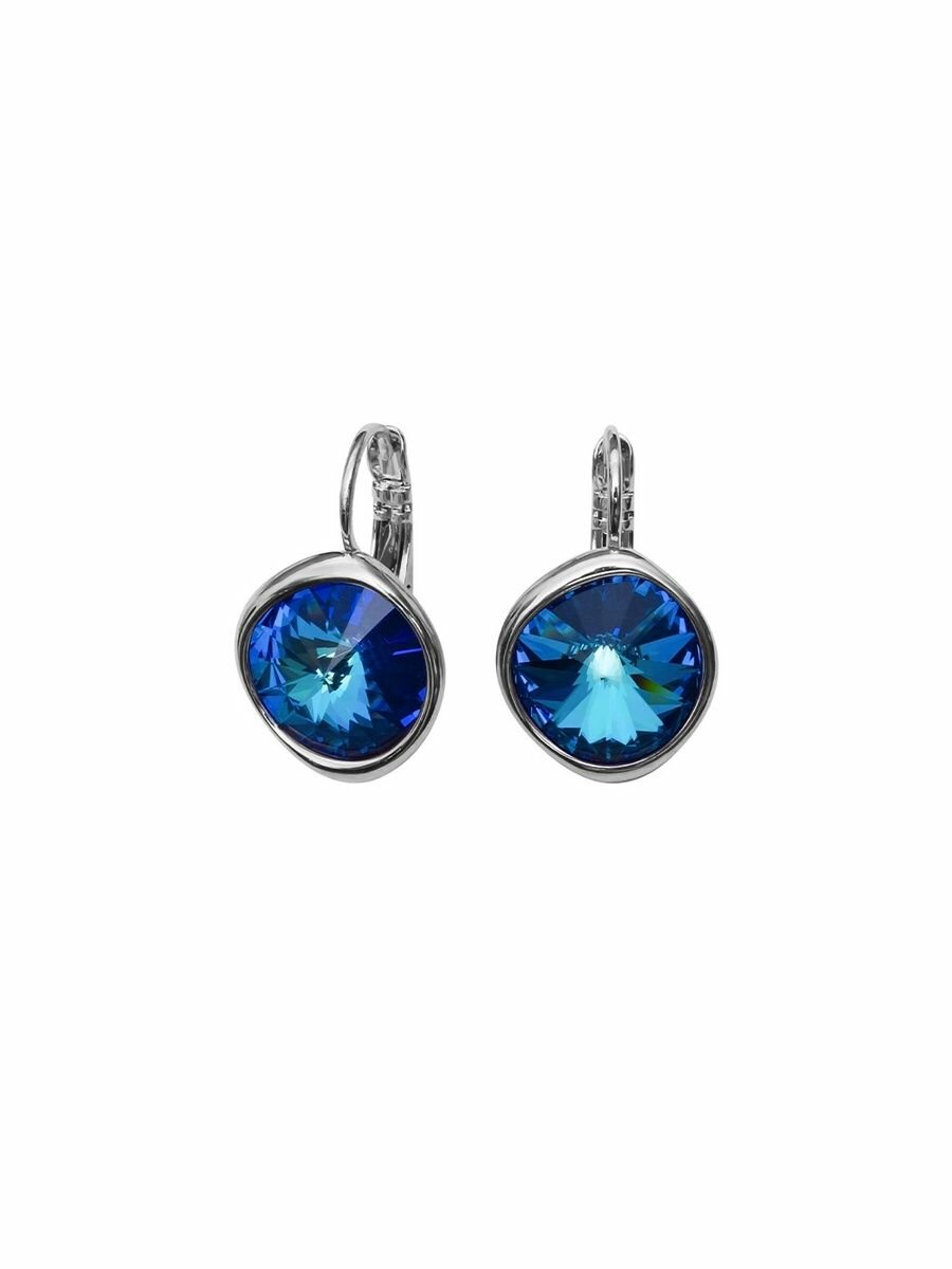 Серьги, кристаллы Swarovski, стекло