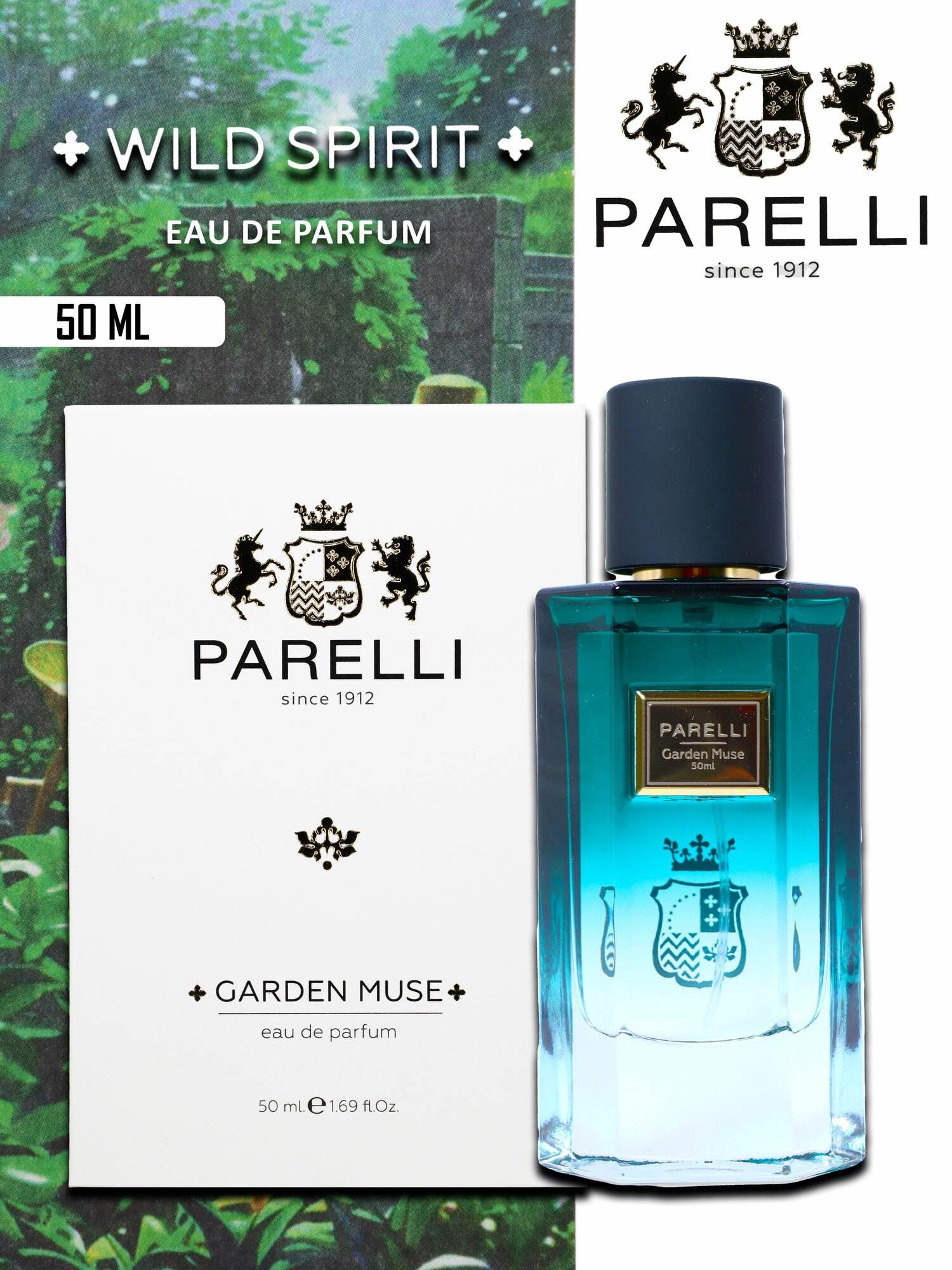 PARELLI Парфюмерная вода женщин Garden Muse 50 мл