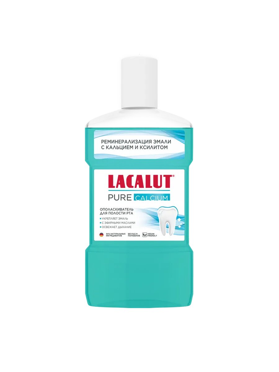 Lacalut Рure Calcium Ополаскиватель для полости рта 475 мл 1 шт