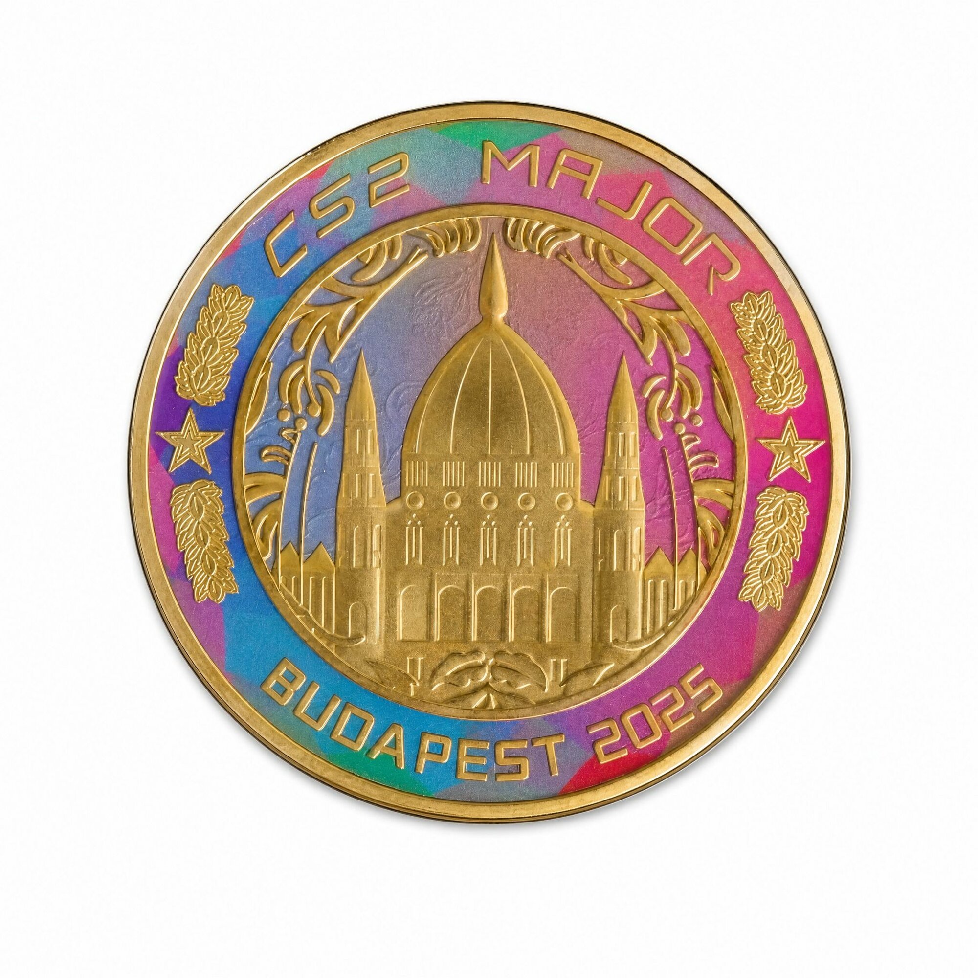 Стандофф 2 Budapest Major 2025 Монета CS: GO / CS2 Коллекционная Сувенирная Медаль Diamond Coin Counter Strike Major