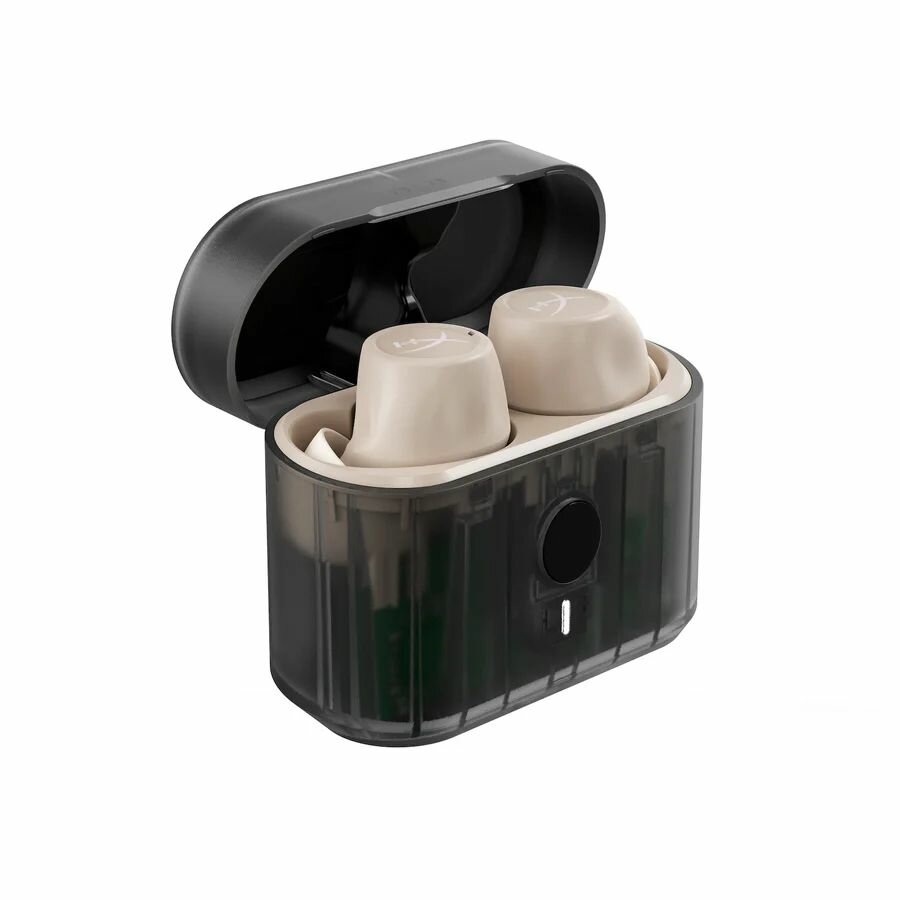 Гарнитура беспроводная (наушники) HyperX Cirro Buds Pro TWS, Bluetooth, 40мАч, IPX4, ANC, белый727A6AA