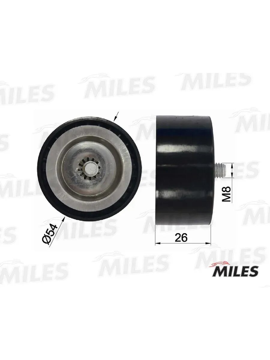 Ролик приводного ремня с болтом MB Sprinter 2.2D 09- 54х26