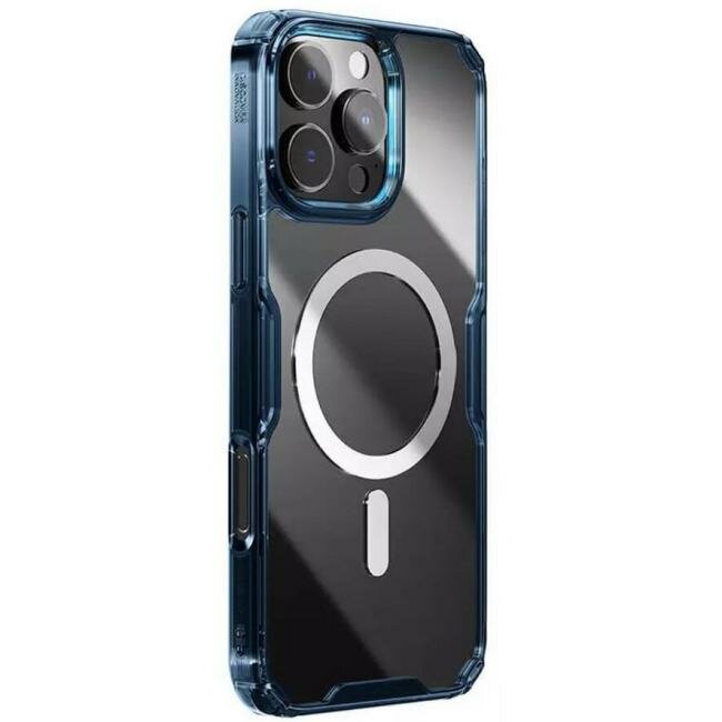 7021568 Nillkin Чехол Nature TPU Pro Magnetic Case, Blue, (iPhone16 Pro Max) — фото 1
