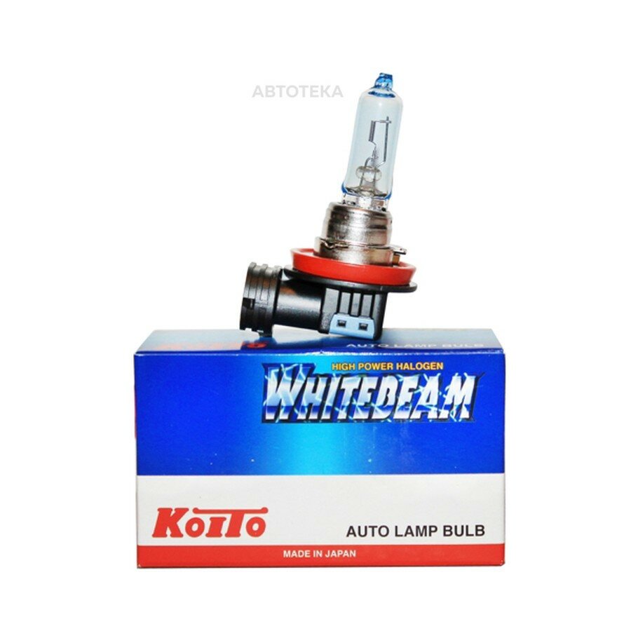 Лампа автомобильная высокотемпературная Koito Whitebeam H9 12V 65W (120W) 4000K (уп. 1 шт.) KOITO 0759W