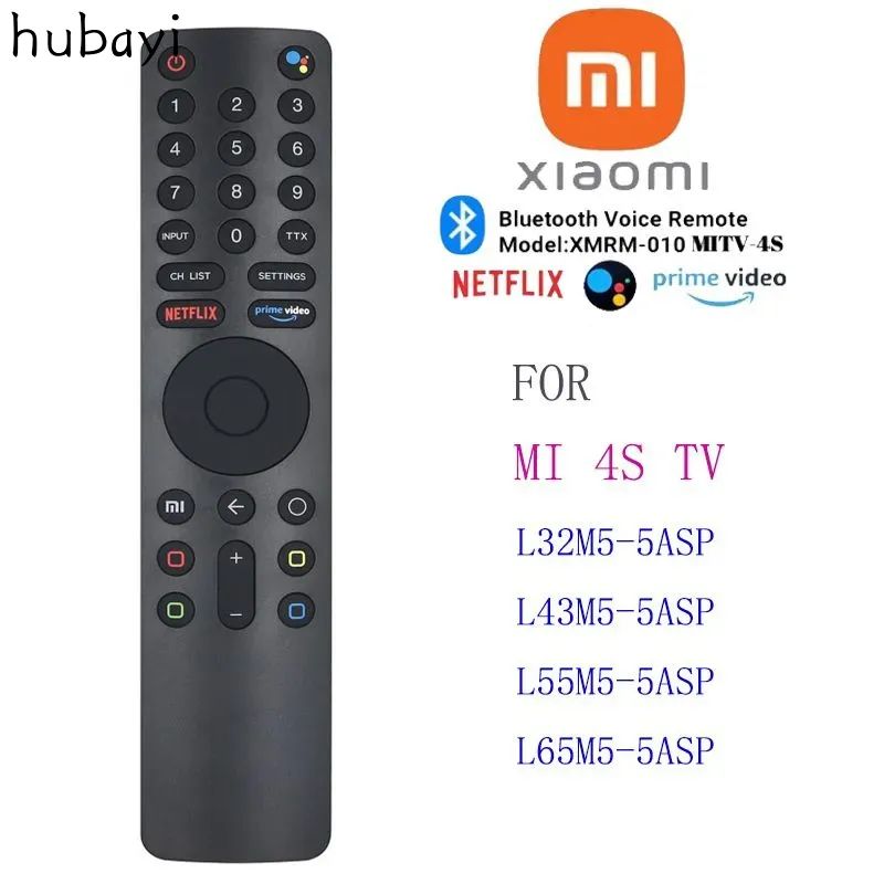 Голосовой лазер Bluetooth для Xiaomi пульт дистанционного управления NETFLIX Prime video XMRM-010 MITV-4S
