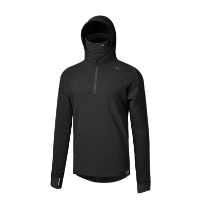 Велотолстовка IXS Carve 1.0 Hooded (Black, M, 2026 (473-510-5471-003-M))