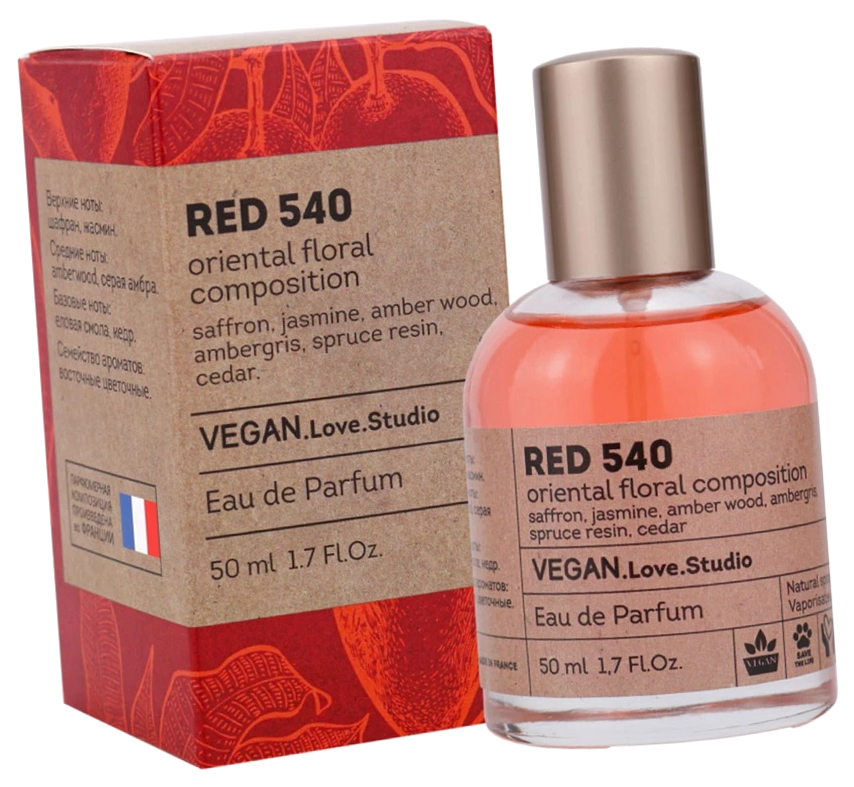 Delta Parfum Vegan Love Studio Red 540 - женский парфюм 100 мл / Дельта парфюм