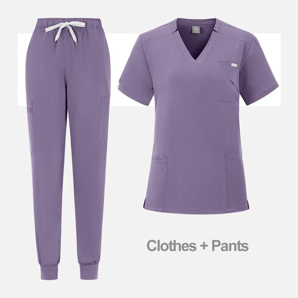 Медицинские скрабы HZMNOI XXL, Фиолетовый, Purple