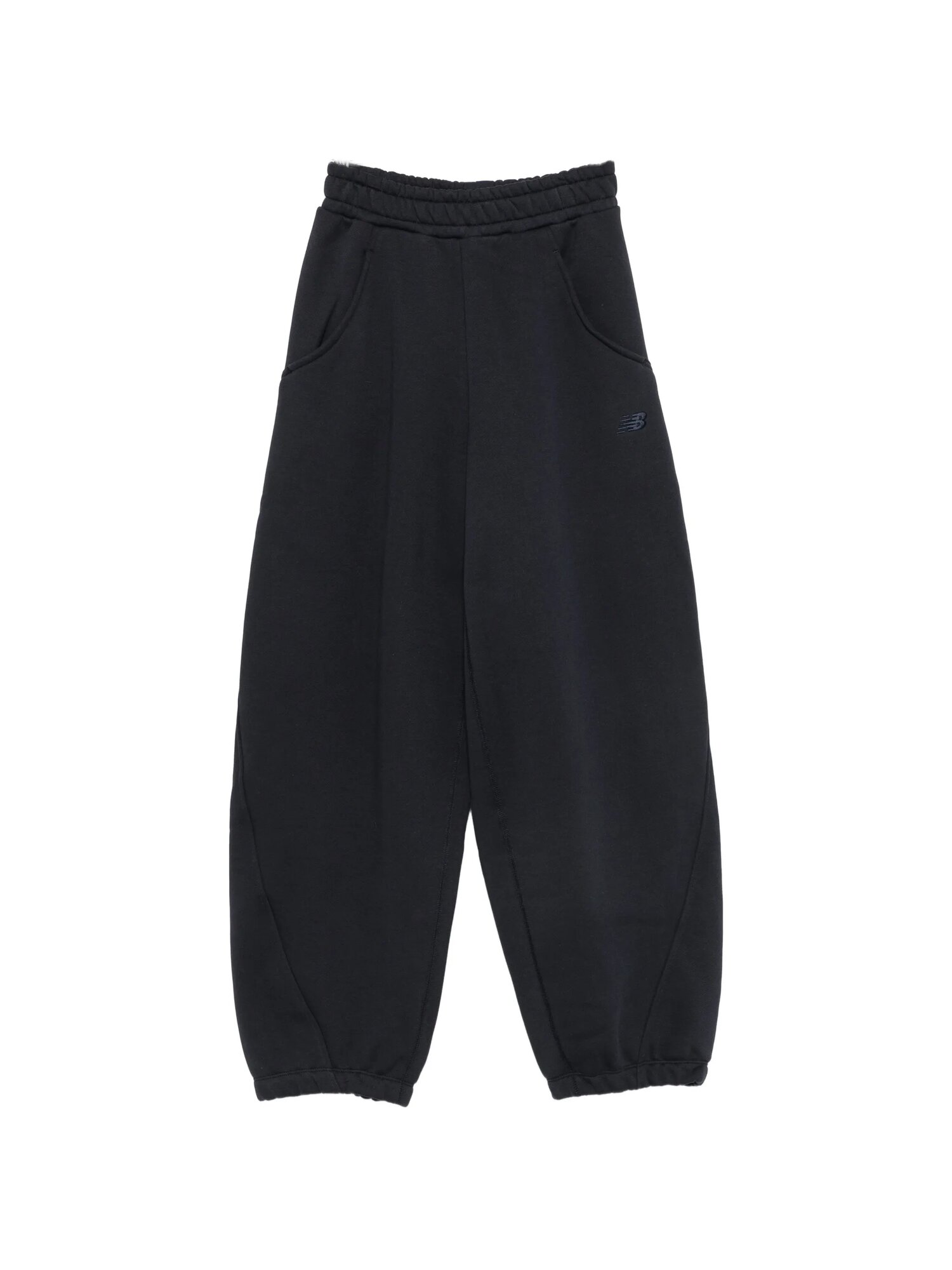 Брюки New Balance Logo-embroidered track pants, размер S, синий