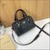 Сумка багет Coach женская черная из экокожи, 18.5x13x11 см