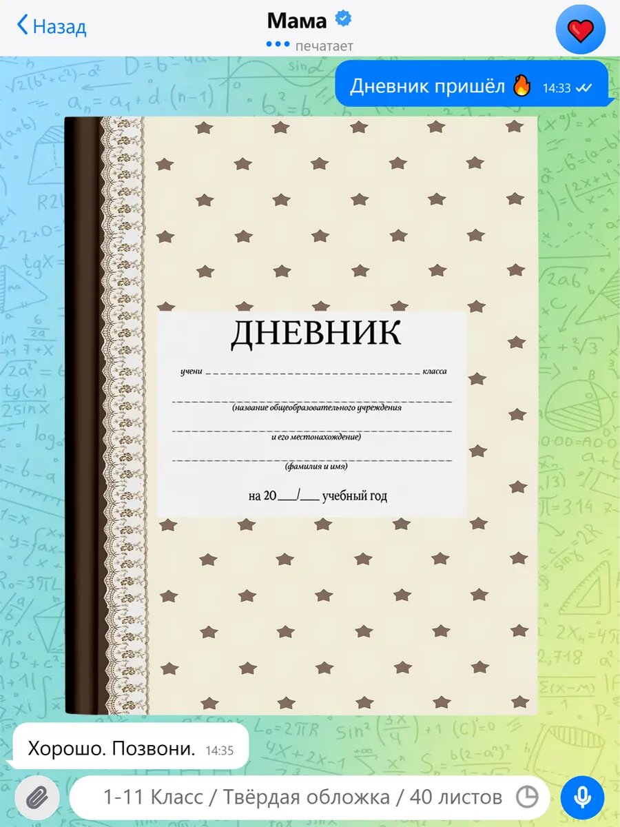 Школьный дневник с принтом y2k pinterest