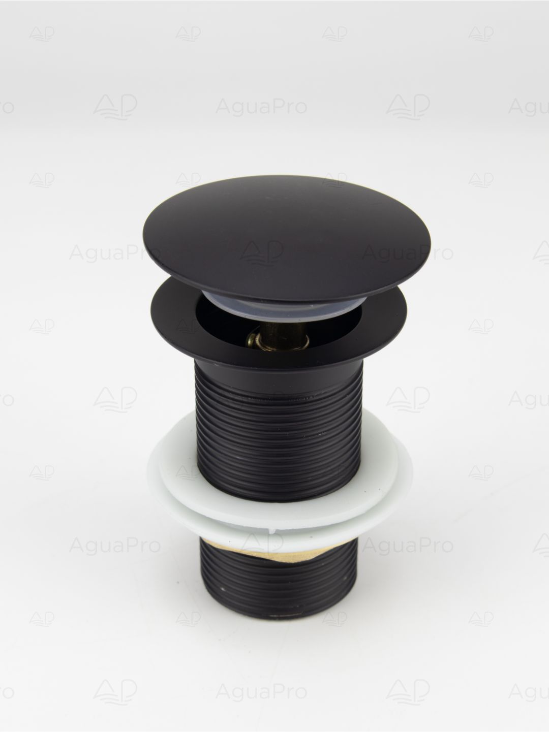Донный клапан без перелива Aguapro, 1"1/4 (D32), цвет черный матовый
