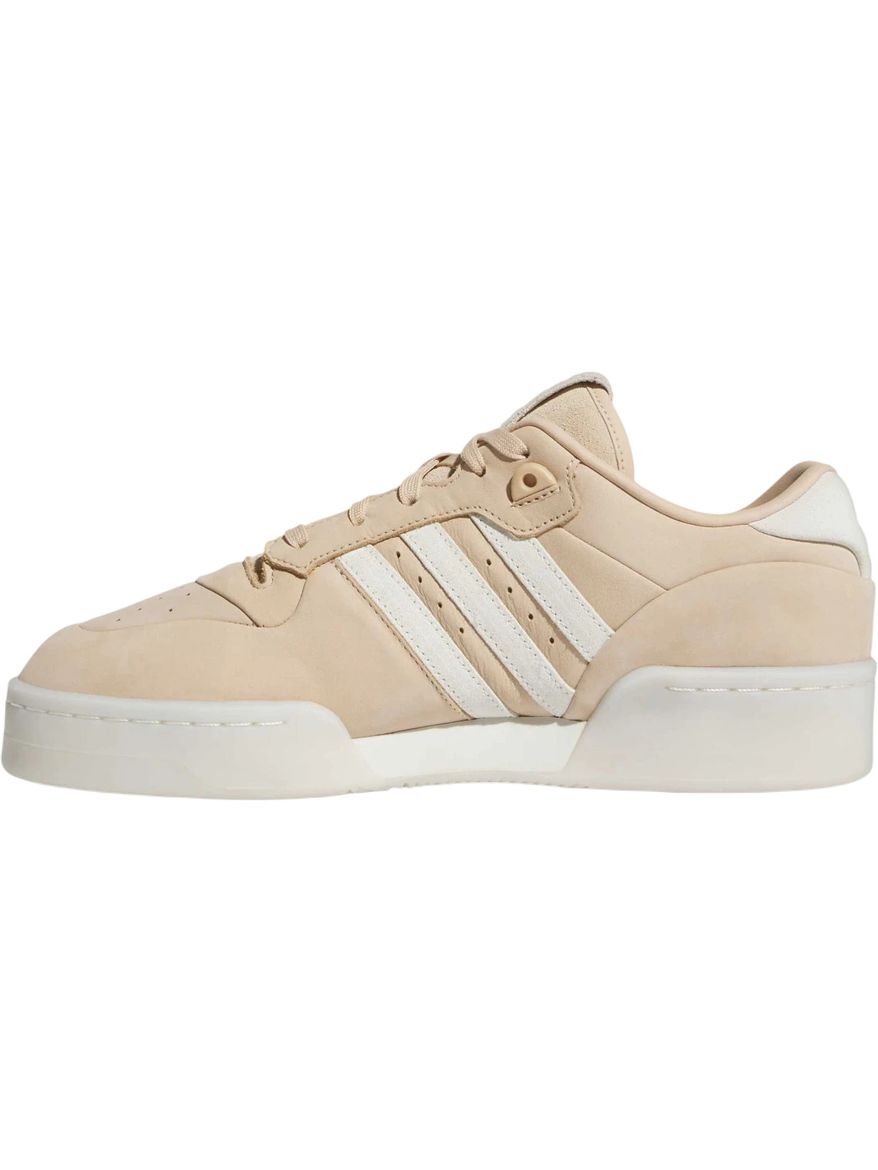 Кеды adidas Rivalry Lux Low, полнота F (EU)/ на среднюю стопу, размер 9,5 UK, бежевый — фото 1