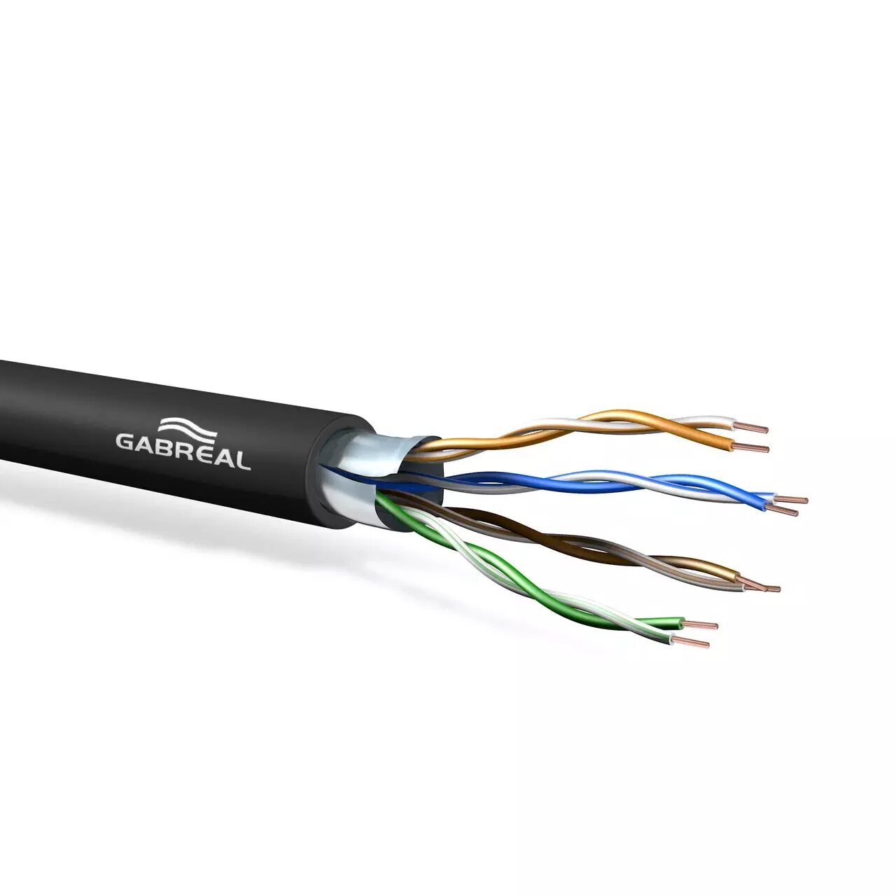Кабель витая пара в нарезку Gabriel CAT5e F/UTP 24 AWG PE, 1 м