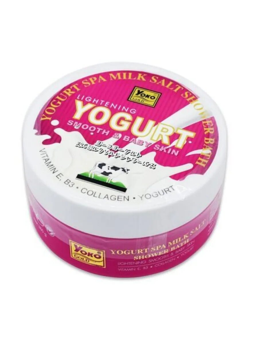 Солевой скраб с йогуртом и молоком