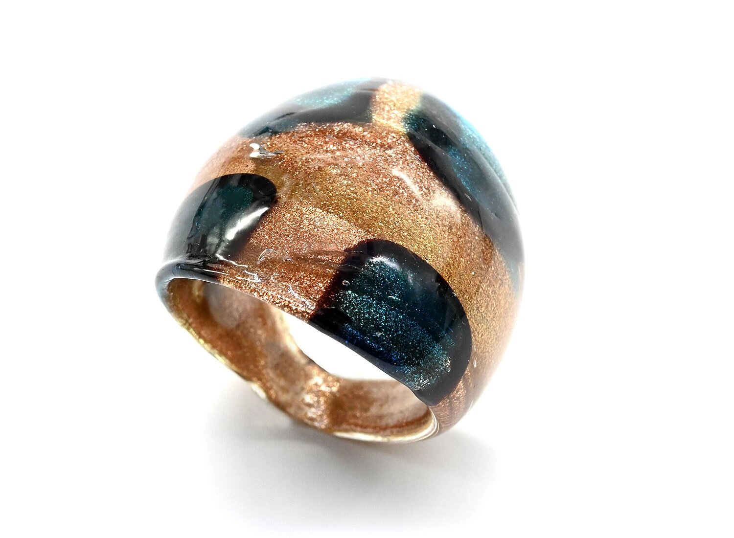 Кольцо, муранское стекло