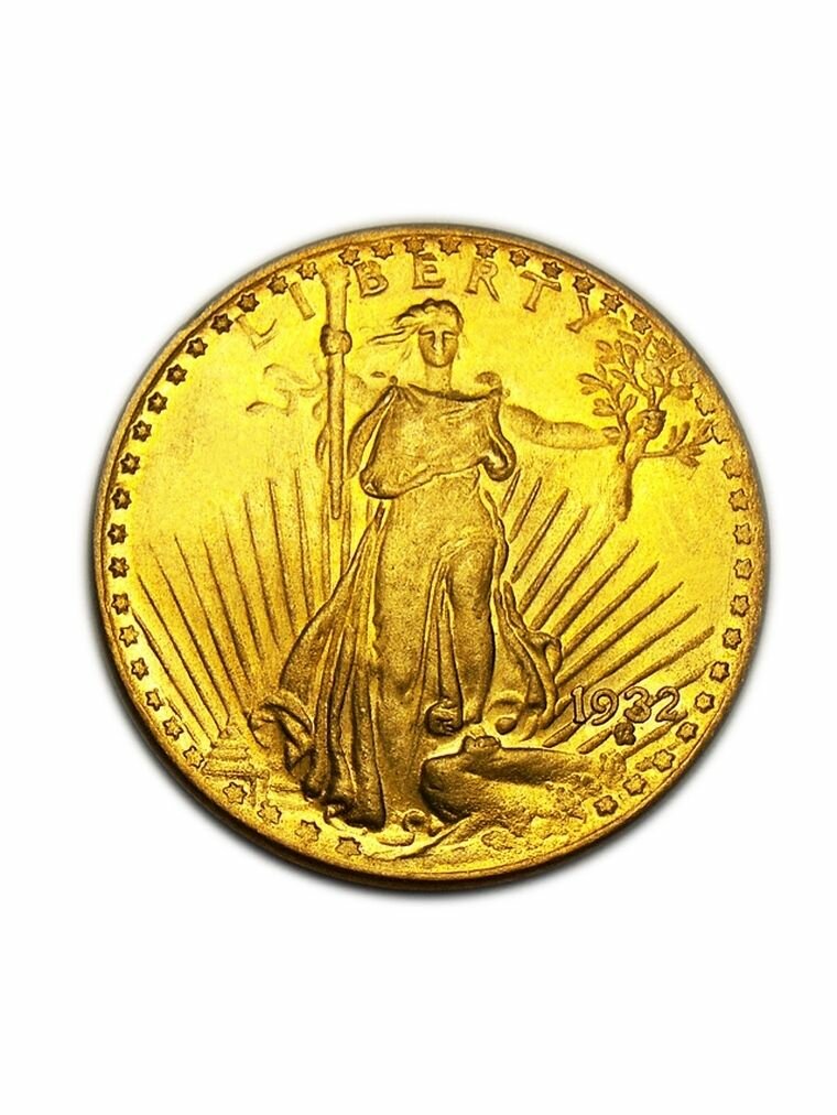 Золотая монета Liberty 20 долларов 1932 года США сувенирная копия монеты, нумизматика, деньги для коллекции