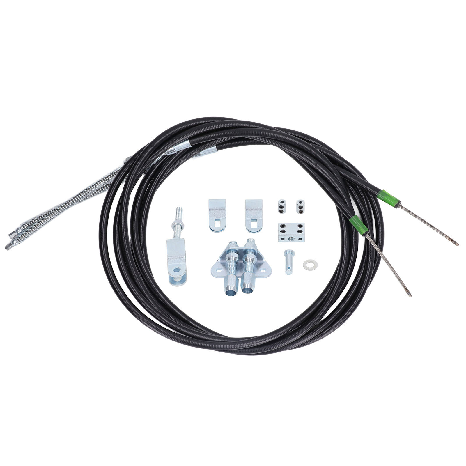 Комплект троса заднего стояночного тормоза 330‑9371 Трос аварийного тормоза длиной 108 дюймов для переоборудования задних дисковых тормозов в барабанные тормоза