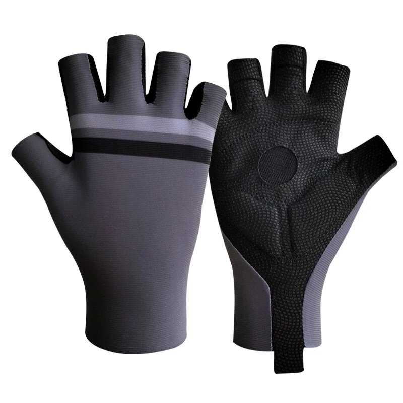 Велосипедные перчатки Gicaer полупальцевые Черный, XL, Cycling Gloves
