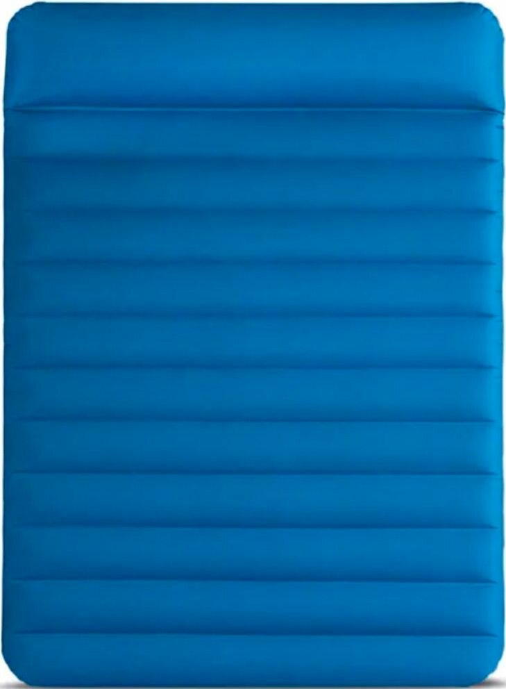 Надувной спальный матрас FULL DURA-BEAM TRUAIRE, в наборе насос, размер 191х137х25 см, туристическая мебель, домашний двуспальный матрац для сна, надувная двухместная кровать, на природу и в палатку