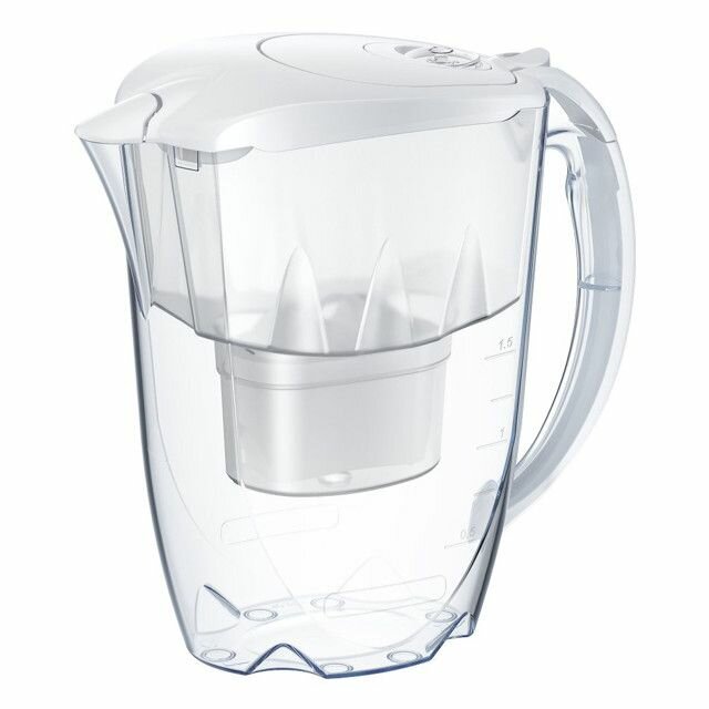 Фильтр-кувшин АКВАФОР Орион 2,8л белый, пищевой пластик, 522477, Россия