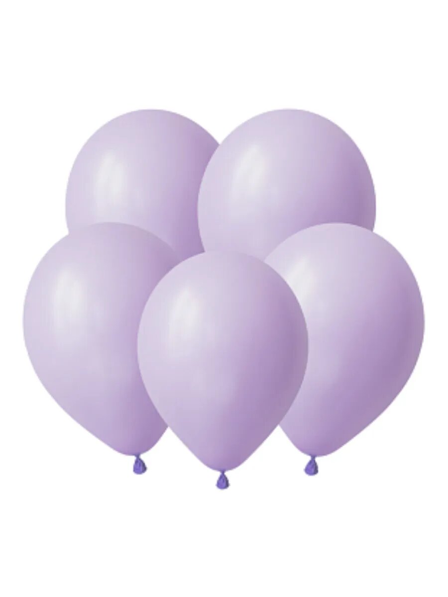 Фиолетовый Макаронс, Пастель / Floral, латексный шар (10"/25 см ) 50 шт. / DECOBAL, Вьетнам